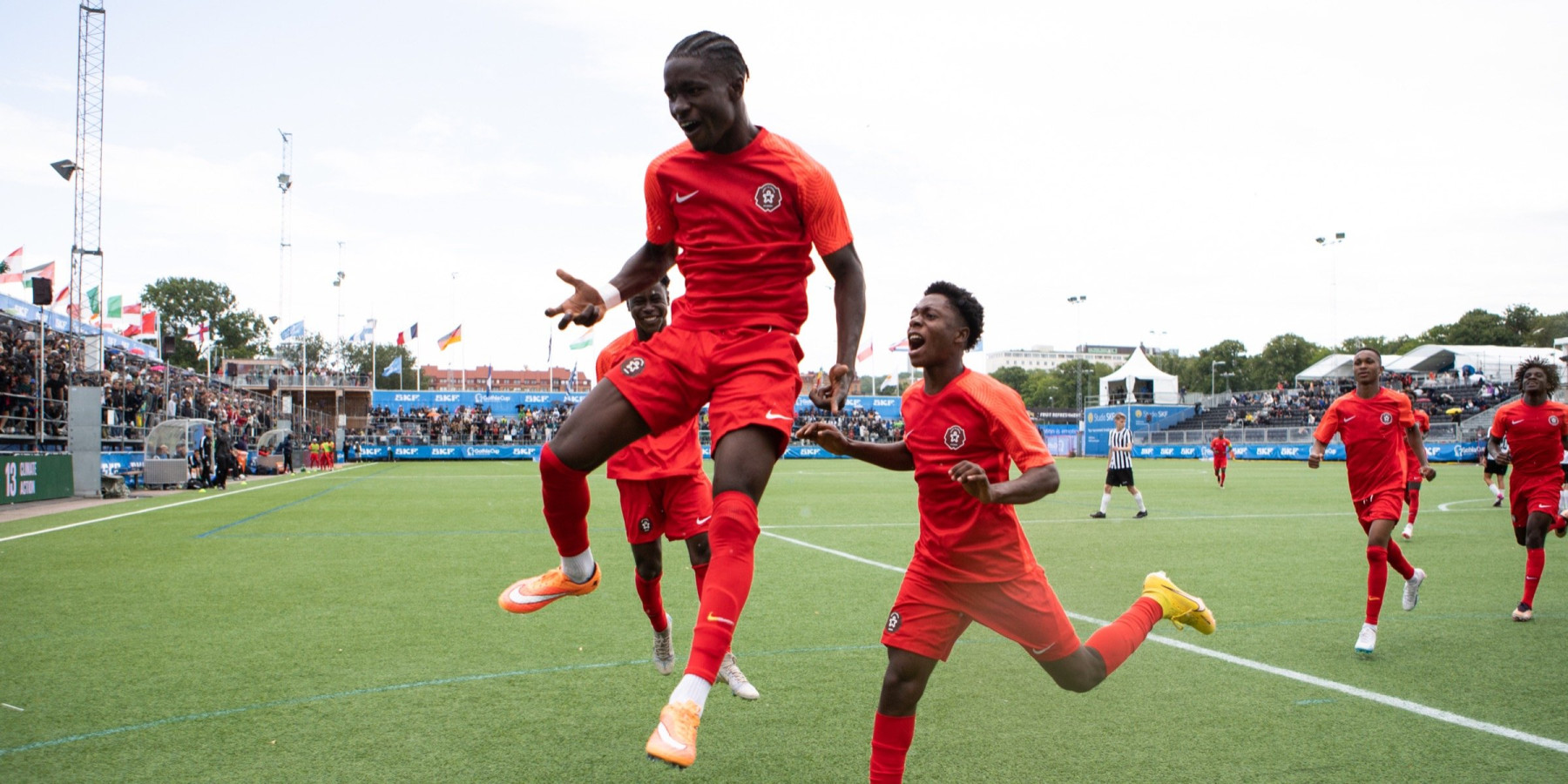 Right to Dream started Gothia Cup with a 5–0 win