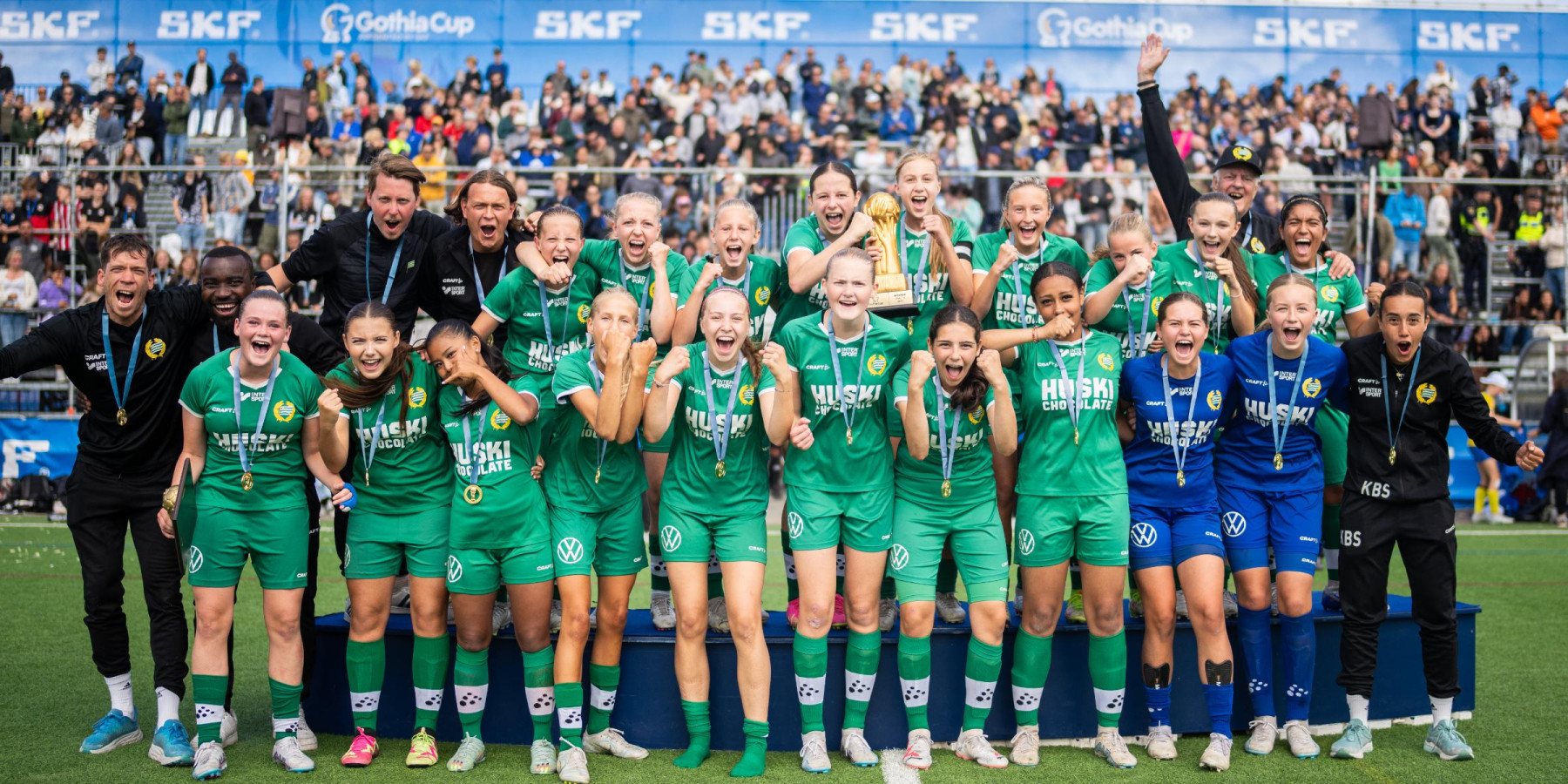 Hammarby IF FF presterade när det gällde och korades till Gothia-mästare