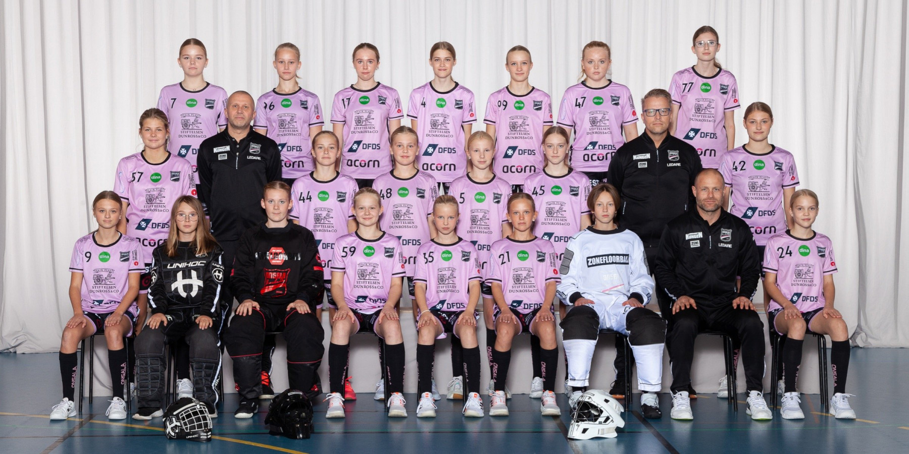 Onsala IBK:s F09-lag längtar efter debuten i Gothia Innebandy Cup