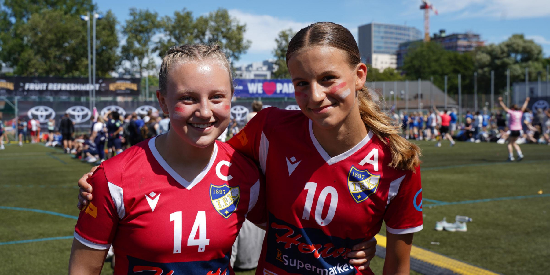 Player from Helsingfors IFK: "The tournaments aren’t this big in Finland"